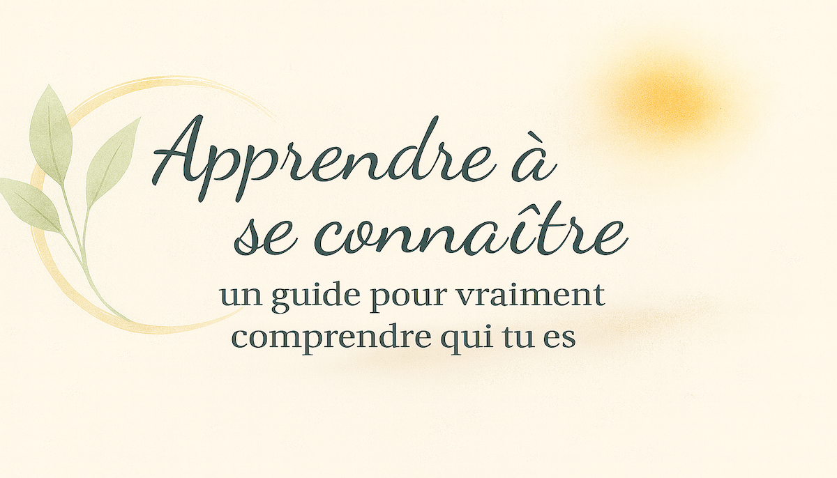 Comment apprendre à mieux te connaître en profondeur